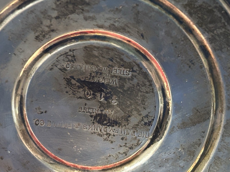 Sterling Silver Weighted - Candle - Dish Scrap or Repurposing - Apx 2 ...