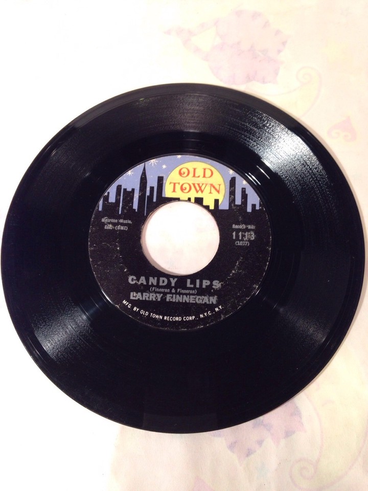 LARRY FINNEGAN, DEAR ONE / CANDY LIPS - OLD TOWN 45RPM (1961) | eBay