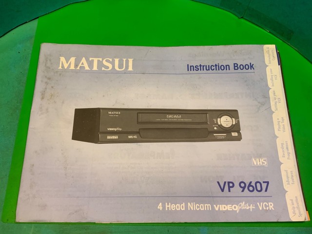 Matsui VP9607 VHS VCR for sale online | eBay
