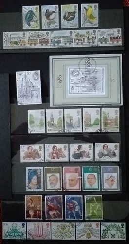 1980 complete commemorative year set inc. mini sheet SG 1109 - 1142 ...