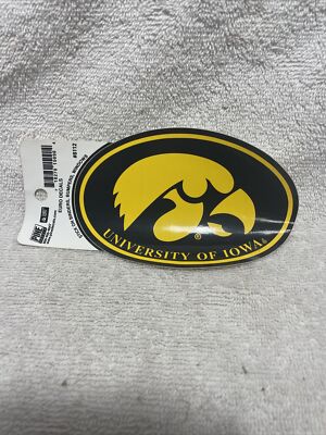 Iowa Hawkeyes Oval Decal, 5 1/2 Inches #F | eBay