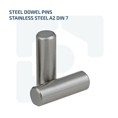 M3 X 24MM STEEL DOWEL PINS STAINLESS STEEL A2 DIN 7 PARALLEL PINS | eBay UK