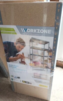 5 Tier Workzone Heavy Duty Steel Racking Shelf Garage Storage Shelving Warehouse | eBay UK