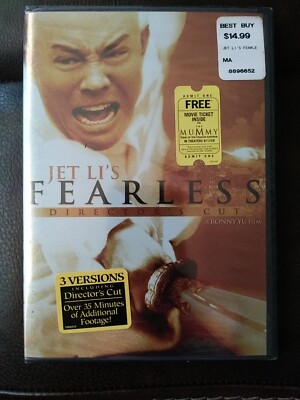 Fearless (DVD, 2008, 2-Disc Set, Directors Cut) 25195029544| eBay