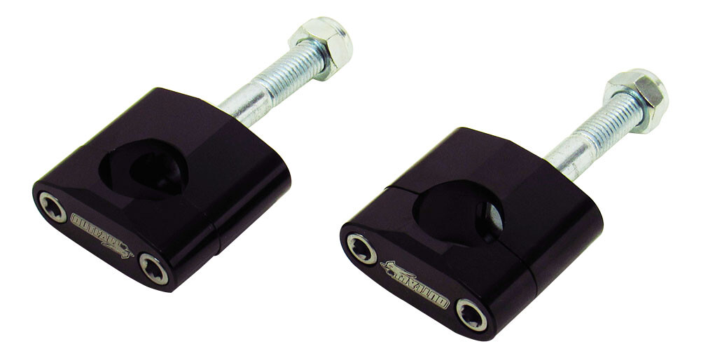 Outlaw Racing Universal Motorcycle Handlebar Risers Mounting Clamp ...
