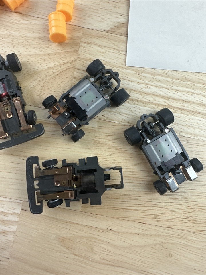 TYCO TCR Slot Car Accessories Lot With Chassis Parts / For Repair | eBay