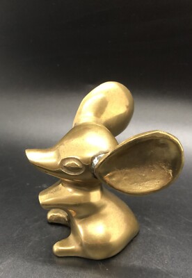 Vintage Solid Brass Mouse Figurine, Made In Taiwan D3 | eBay