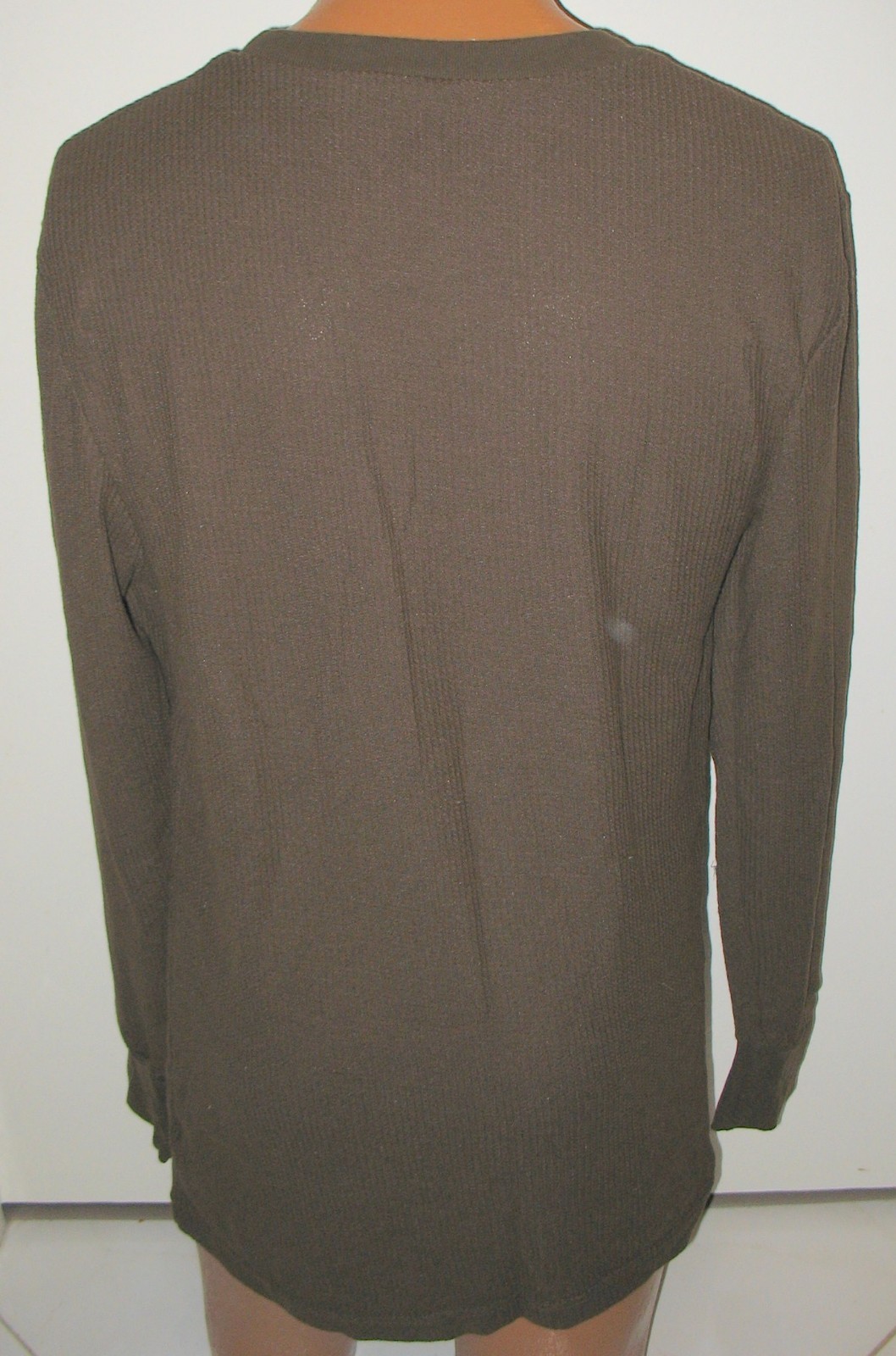 JOE BOXER - NEW - MEN'S LARGE - BROWN - COTTON BLEND - L/S THERMAL ...