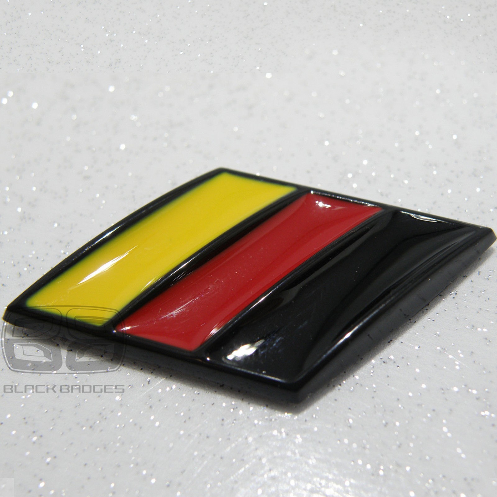 GERMAN FLAG RACING CAR BADGE GTI RS4 BMW 3 5 SERIES AUDI CLASSIC RETRO ...