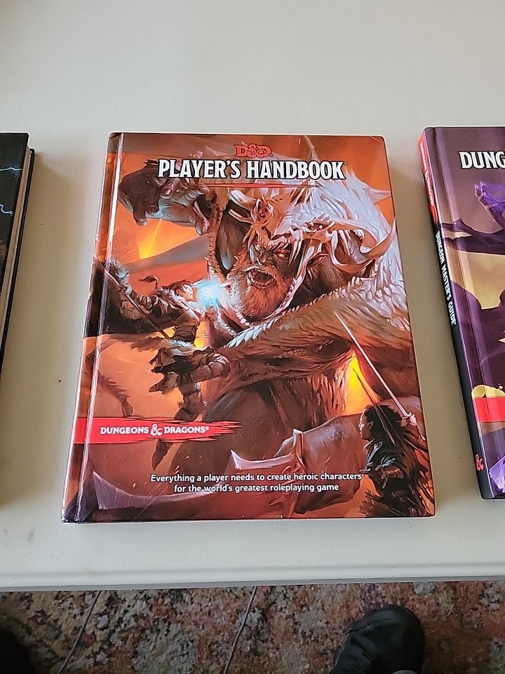 DND Core 3 Book Lot 5e 2014 Players Handbook DM Guide Monster Manual ...