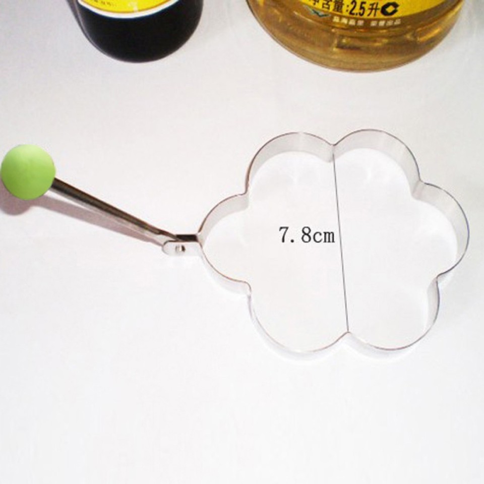 4pcs Stainless Steel Heart /Round /Pentagram Star /Plum Flower Shaped ...