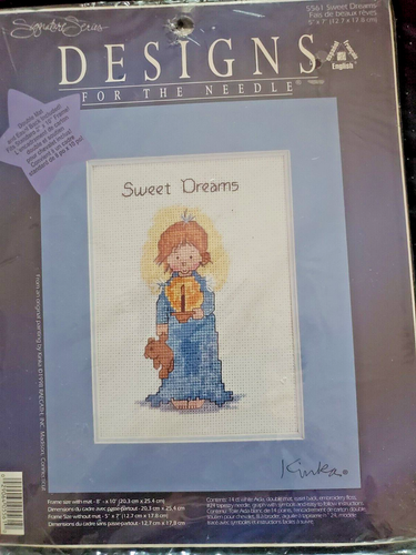 Designs for the Needle "Sweet Dreams" Cross Stitch Kit w/Mat Size 8" x ...