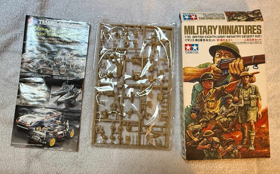 Tamiya - Military Miniatures - British Eighth Army Infantry Desert Rat - 1:35 | eBay