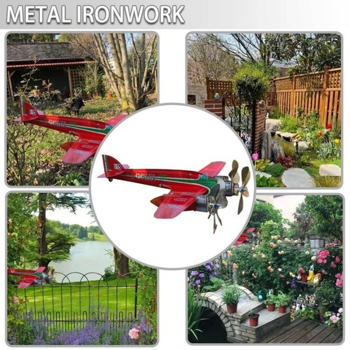 Compass Garden Decoration Weather Vane Airplane Wind Spinners Aircraft ...