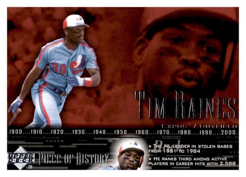 2002 Upper Deck Piece of History Tim Raines 70 | eBay