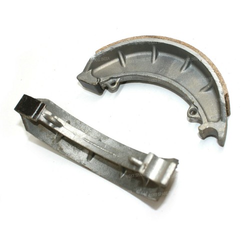 Brake Shoe Set For Royal Enfield Bullet Std 350/500cc 7"inch Front Twin ...