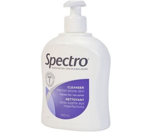 Spectro Jel Cleanser Face Wash Blemish-Prone Skin Fragrance Free 500ml ...