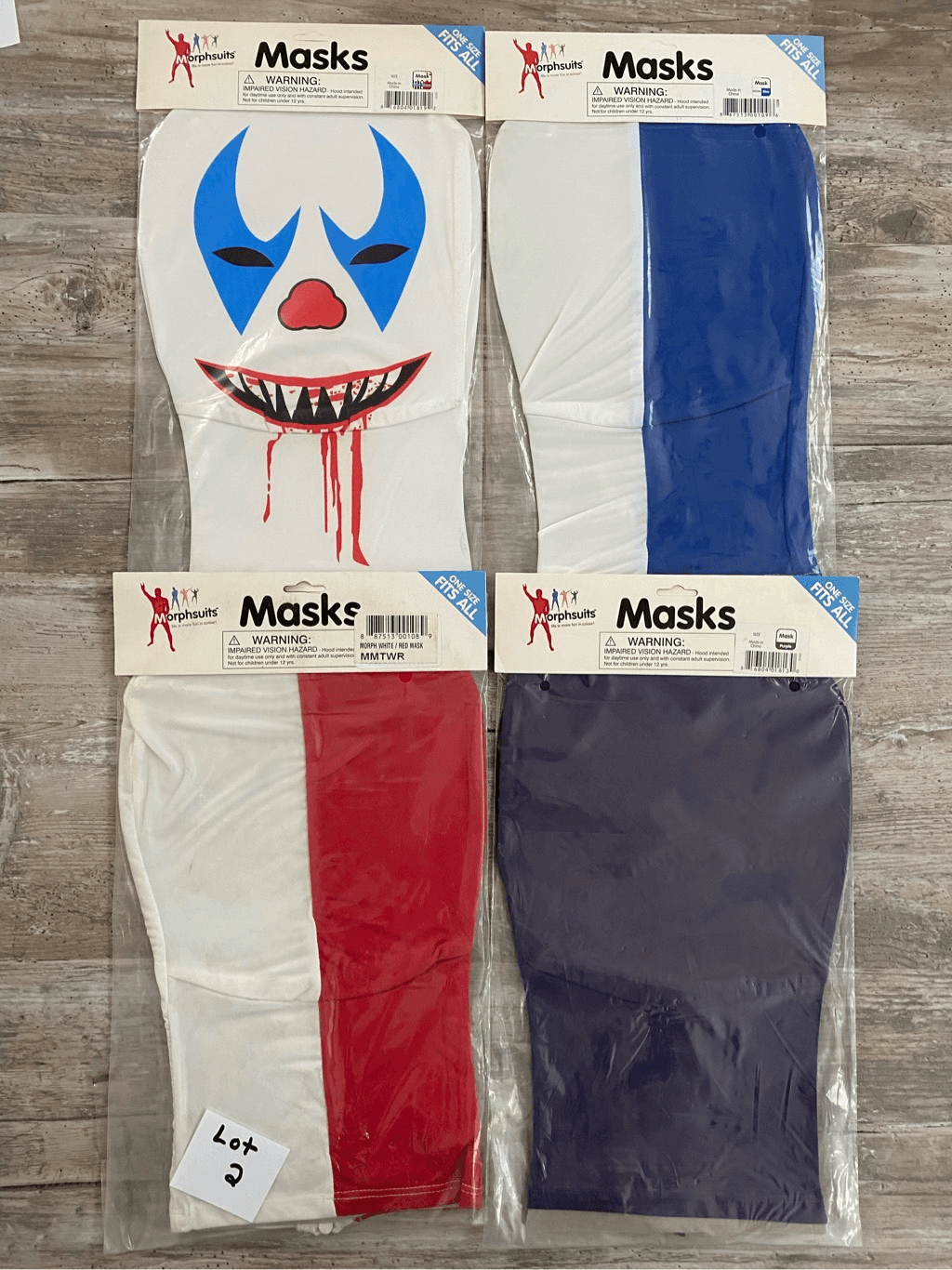 Morphsuits Set of 4 Halloween Morph Masks Lot 2 | eBay