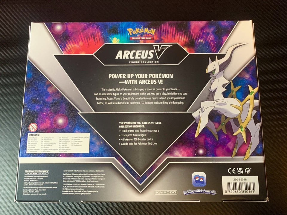 Pokémon TCG Arceus v Figure Collection Box New Sealed | eBay
