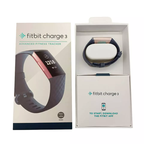 Fitbit Charge 3 Smartwatch Fitness Activity Tracker + Heart Rate ...