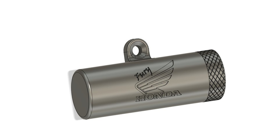 Improved Sealed Stash Tube w/ Emblem for Motorcycle, Boat, ATV - Color ...