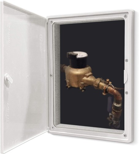 Access Panel 12x16 with Door (Max Service Opening 10x14) Plastic White ...