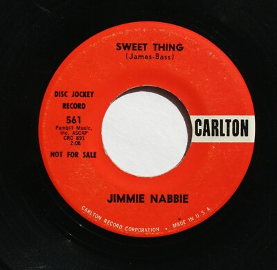 JIMMIE NABBIE Teen R&B DJ 45rpm Sweet Thing b/w Once A Week (So Good ...