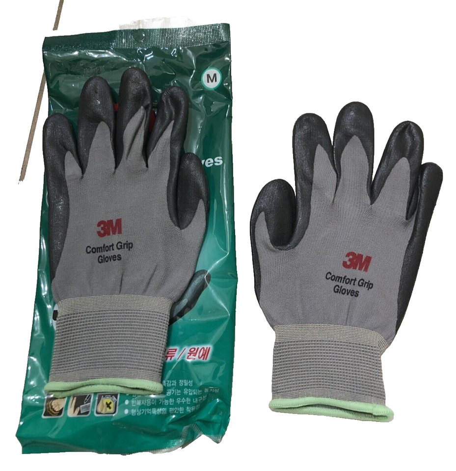 3M Comfort Grip Work Gloves Size L 1pair | eBay