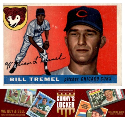 1955 Topps Bill Tremel 52 Chicago Cubs | eBay