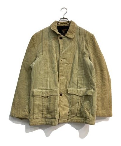 sir jac Fleece-lined corduroy jacket 60s-70s Khaki Beige | eBay