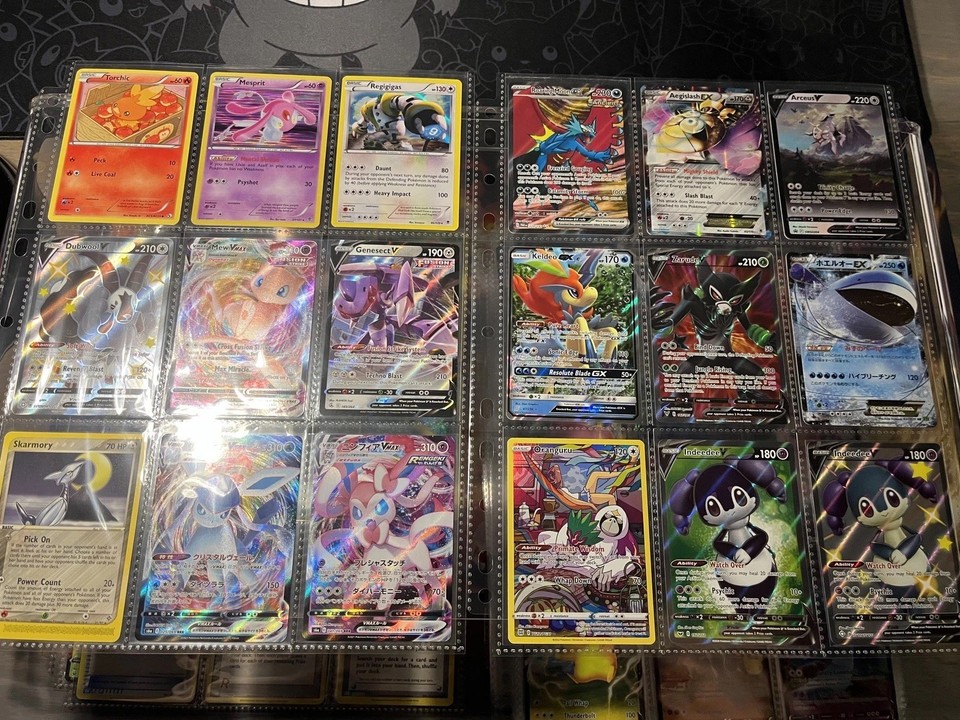 Pokémon Card Binder Collection Lot - SIR, Full Arts, VMAX, EX - Mixed ...