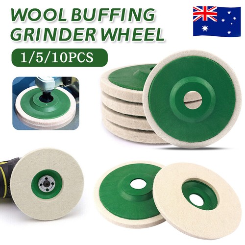 4/5'' Wool Buffing Grinder Wheel Felt Polishing Disc Buffing Pad Tool 1 ...
