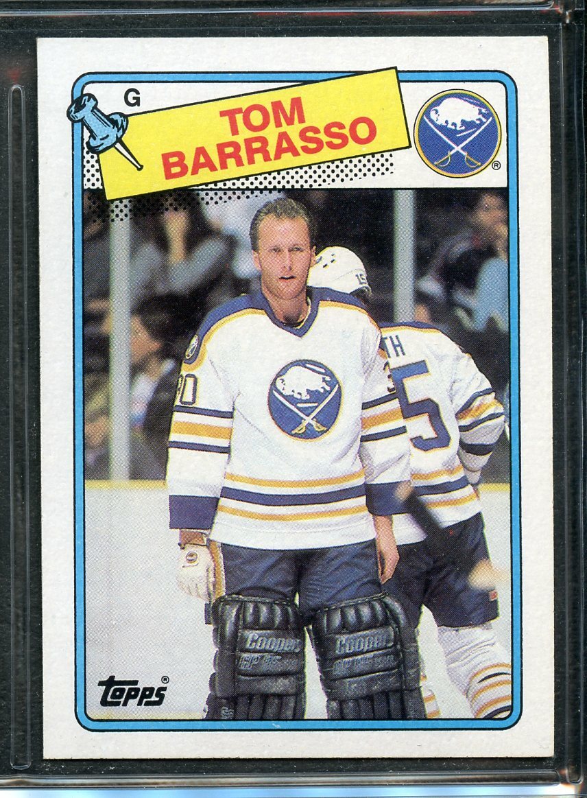 1988-89 Topps Hockey - #107 - Tom Barrasso - Buffalo Sabres | eBay