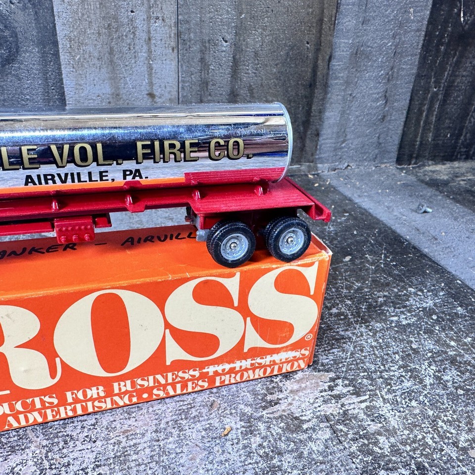 Winross Airville, PA Fire Company Tanker 1/64 Red Airville Volunteer ...