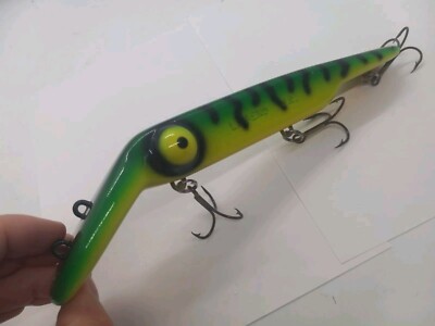 8.5" Legend Lures Co Musky Legend Jr. Fire Tiger Crankbait Trolling ...