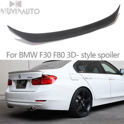 For bmw F30 carbon spoiler wing spoiler 3Dstyle 320i 328i 335i 326i F80 ...