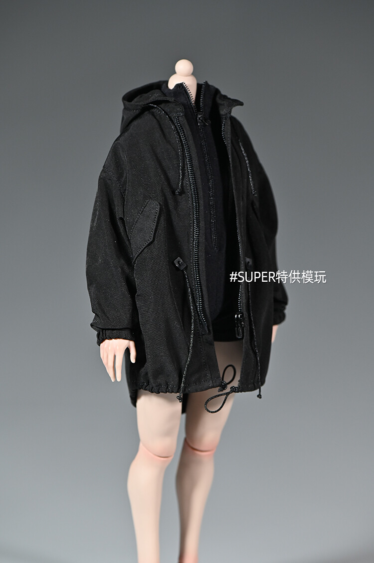 1/6 Scale Windbreaker Coat Model Fit 12" Female PH TBL Action Figure ...
