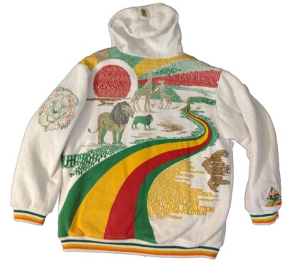 Barefox 2xl Embroidered Hoodie Africa Husttar Vintage 90s - 2000s Rare ...