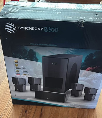 Synchrony B600 1500W Home Theater System | eBay