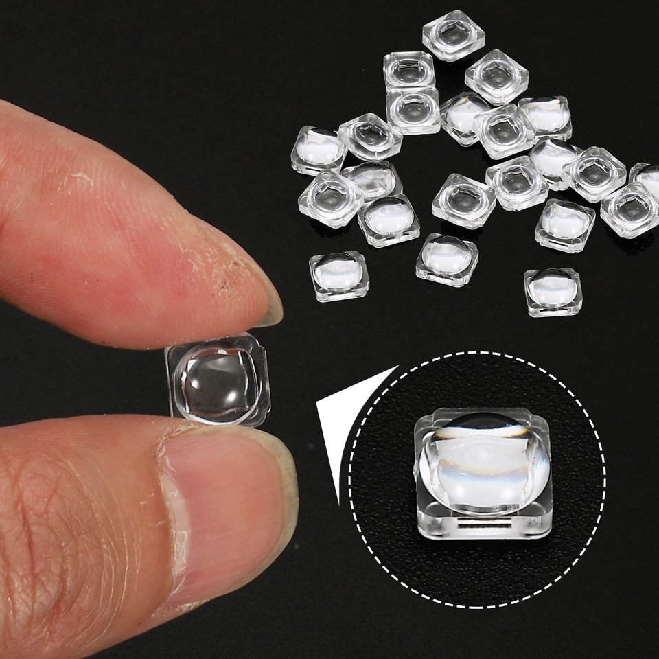 LED Convex Lens, 100 Pack 90 Degree Beam Angle Acrylic for 3030 LED | eBay