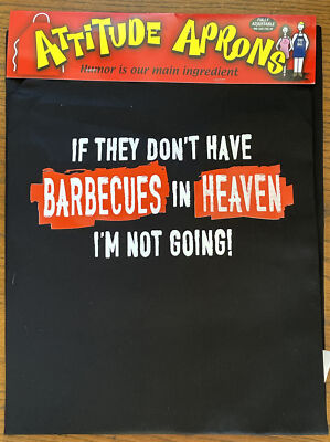 NEW ‘If they don’t have barbecues in heaven Im not going! Apron USA ...