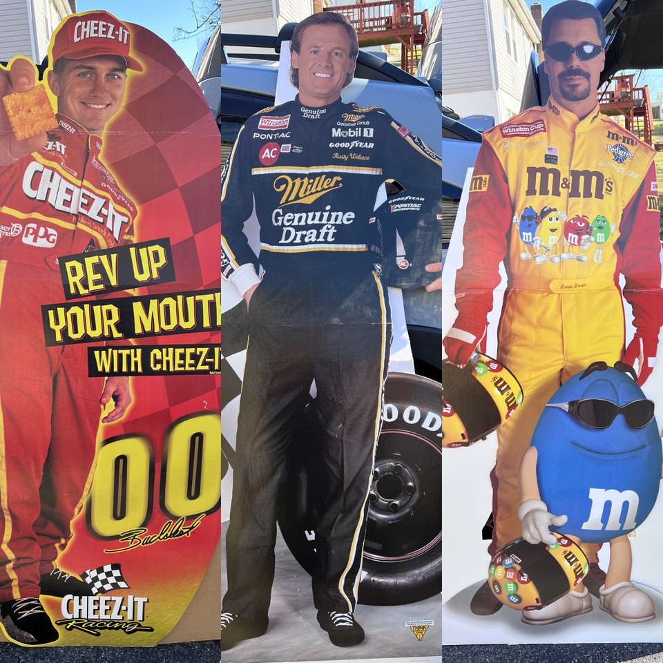LOT of 29 Nascar Standee Stand Up Cardboard Cutouts Store Displays Life ...