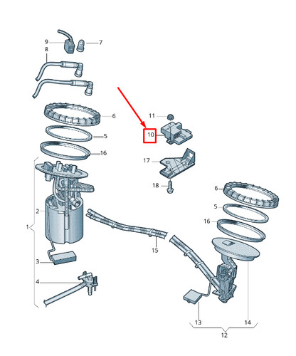 NEW AUDI A6 AVANT C6 FUEL PUMP CONTROL UNIT 4F0906093J ORIGINAL | eBay