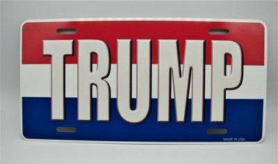 TRUMP METAL CAR LICENSE PLATE AUTOTAG. DONALD TRUMP 2024 KEEP AMERICA ...