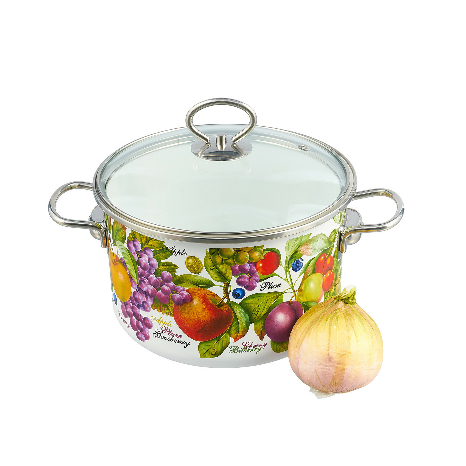CONFITURA Enamel Cooking Pot Enameled Stockpot Soup Pot Enamelware Pot ...