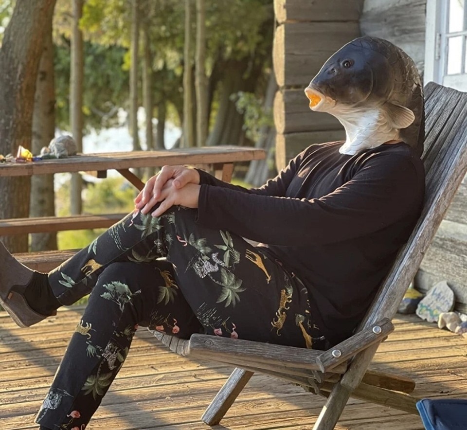 Fish Carp Latex Mask Animal Halloween Costume Headwear Party Mask | eBay UK