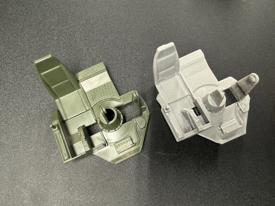 G.I. Joe ARAH Defiant Command Gunner Chair and Turret replacement Resin ...