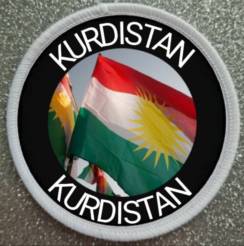 3" Kurdistan Sublimation Iron / Sew Patch Badge Kurd Kurdish | eBay