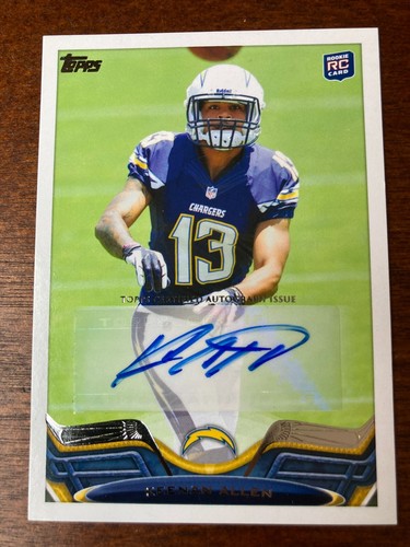 KEENAN ALLEN 2013 Topps SP VARIATION CHARGERS Rookie AUTO RC Autograph ...