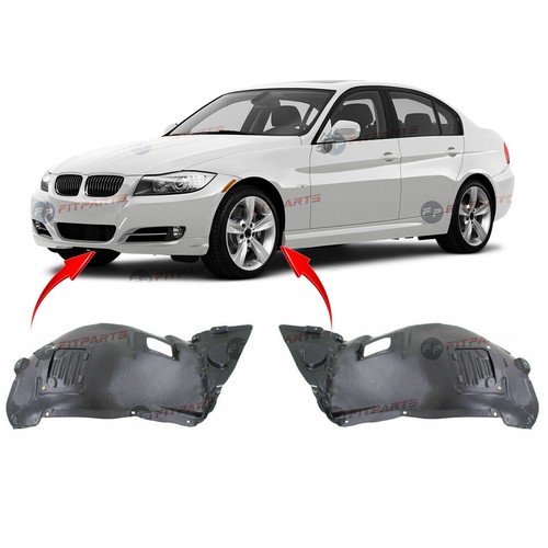 Set of 2 Fender Liners for BMW 323i 2009-2011 BM1248129 BM1249129 ...